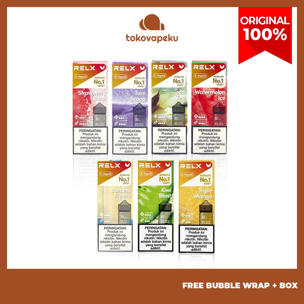 Jual RELX SALTNIC SERIES 30MG RELX SALT SERIES 30ML by RELX | Shopee ...