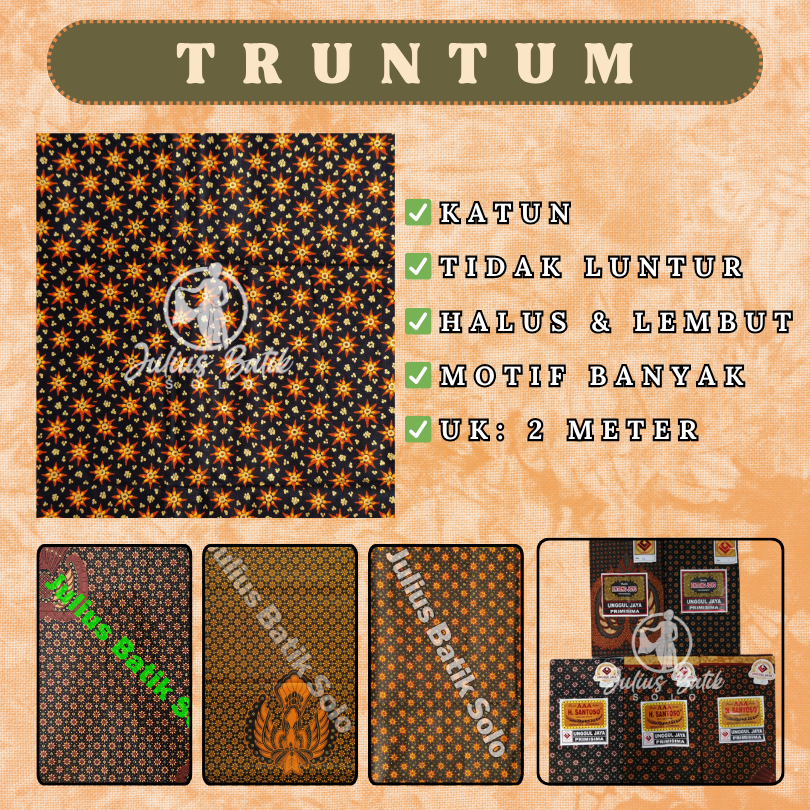 Jual KAIN BATIK MOTIF TRUNTUM UNGGUL JAYA | Shopee Indonesia