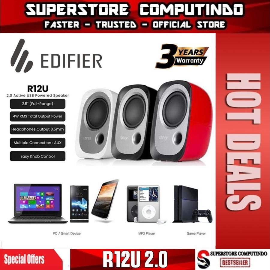 Jual EDIFIER R12U 2.0 Active USB Powered Speaker with Easy Connections ...