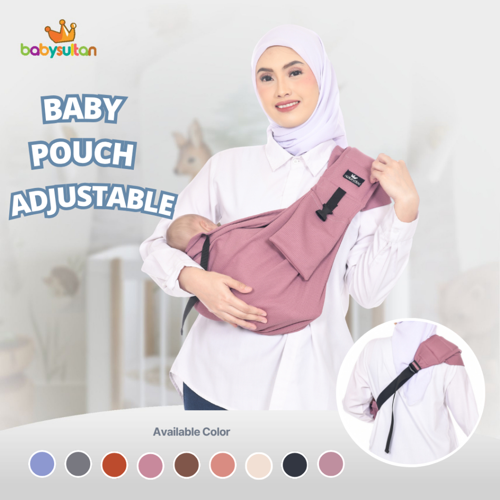 Jual Babysultan Waffle Baby Pouch Adjustable dengan Busa Empuk dan ...