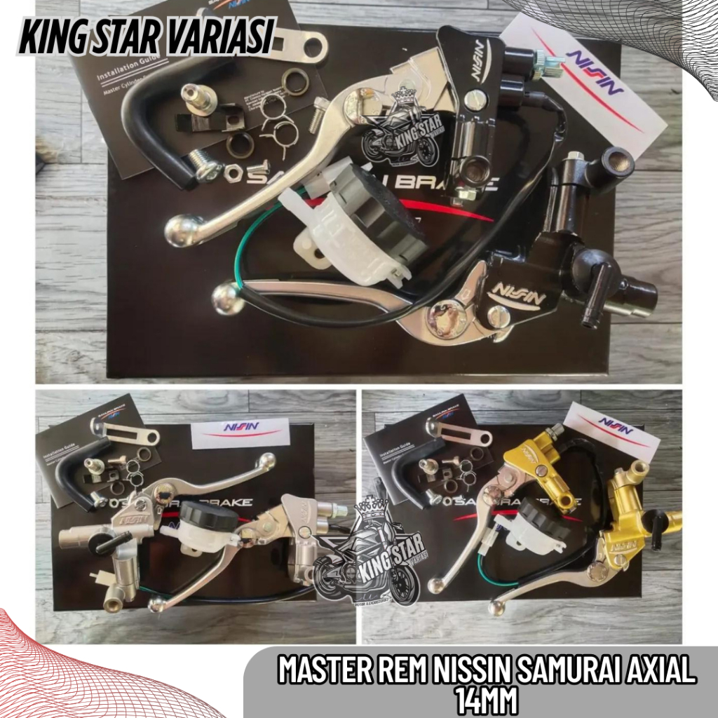 Jual MASTER REM NISSIN SAMURAI AXIAL 14 MM MASTER REM TREK UNIVERSAL | Shopee Indonesia