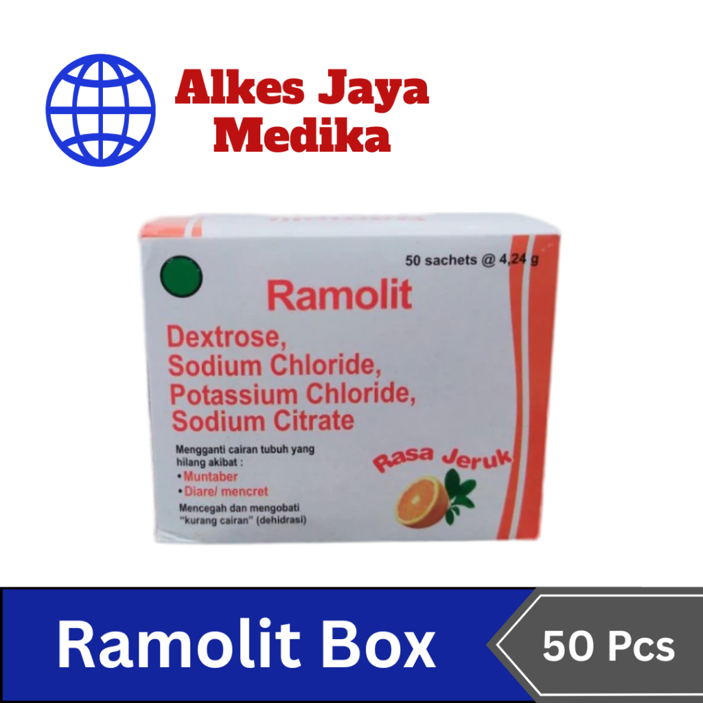Jual Ramolit Rasa Jeruk Box Isi 50 Sachet - Obat Diare | Shopee Indonesia
