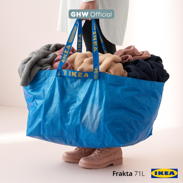 Jual PRODUK BARU IKEA MALAYSIA FRAKTA KANTONG BELANJA BESAR WARNA BIRU ...