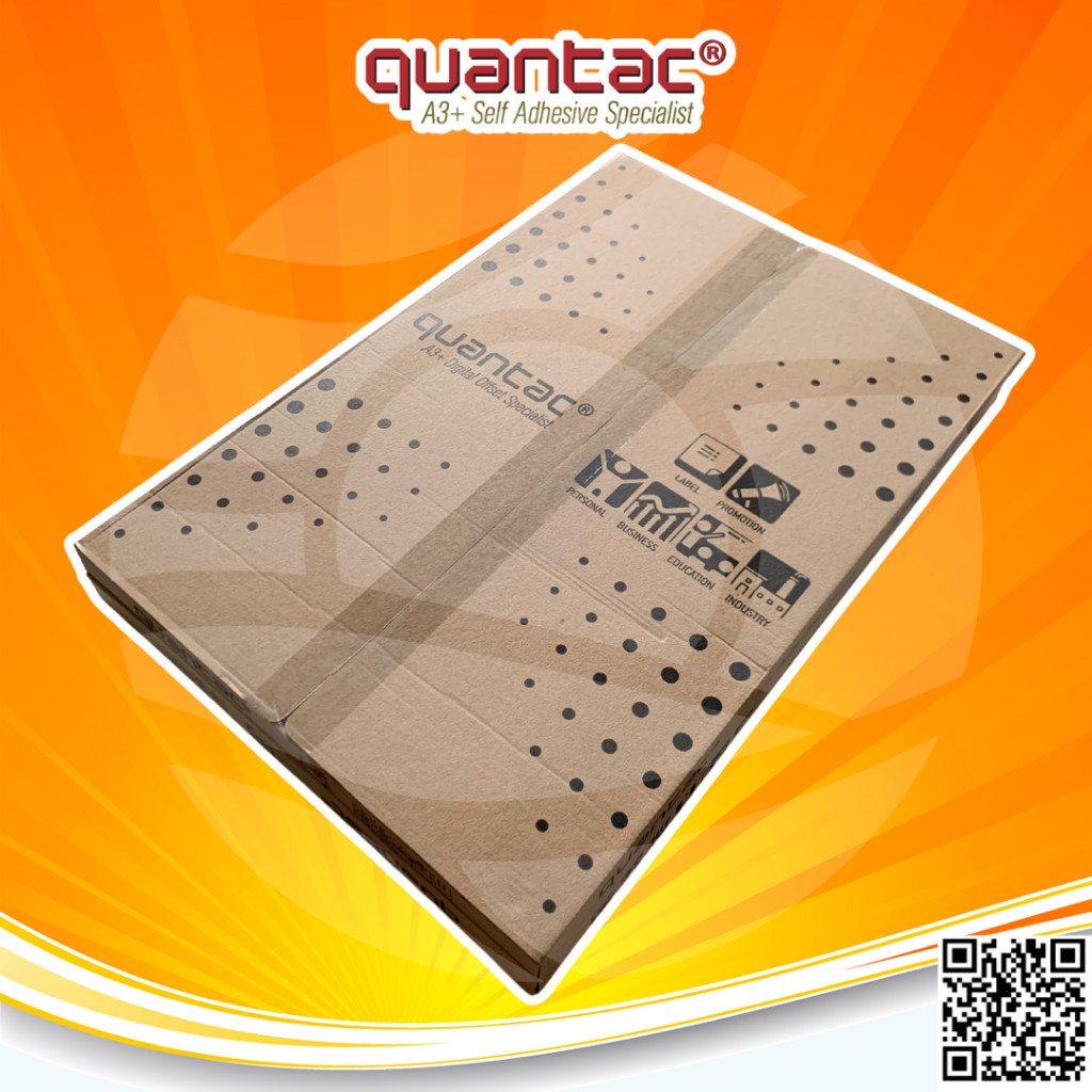 Jual Quantac Sticker Vinyl Hologram A3+ Stiker Silver Rainbow Digital ...