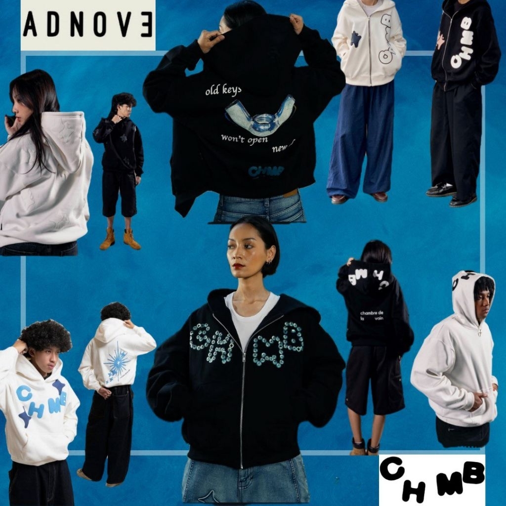 Jual Hoodie CHMB Boxy Chambredelavain Boxy Zip Hoodie Boltz and Nutz ...
