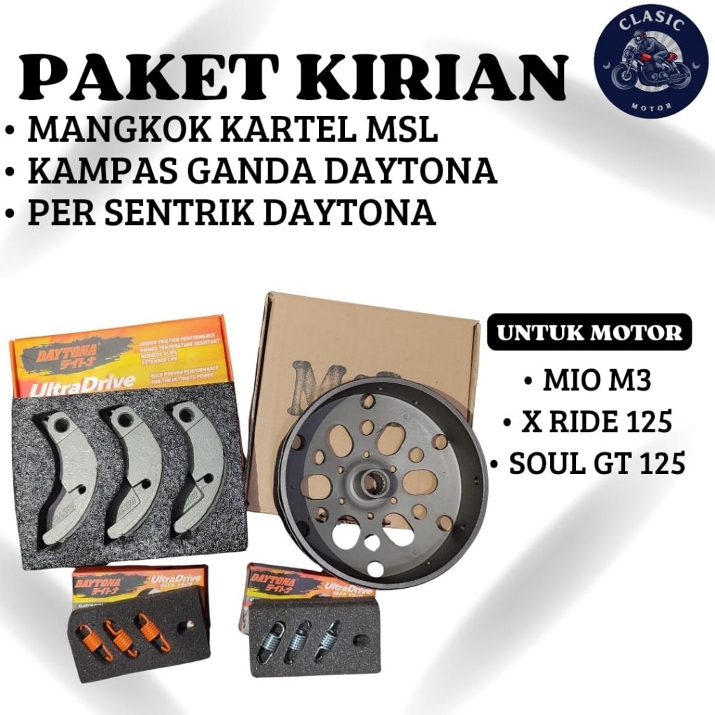 Jual PAKET KIRIAN CVT MANGKOK KARTEL MSL KAMPAS GANDA DAN PER SENTRIK ...