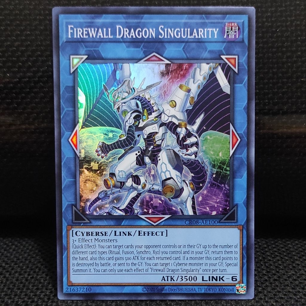 Jual Kartu Yugioh OCG AE / JP Firewall Dragon Singularity Super / Ultimate Rare SR / UL ORI CR08 ...