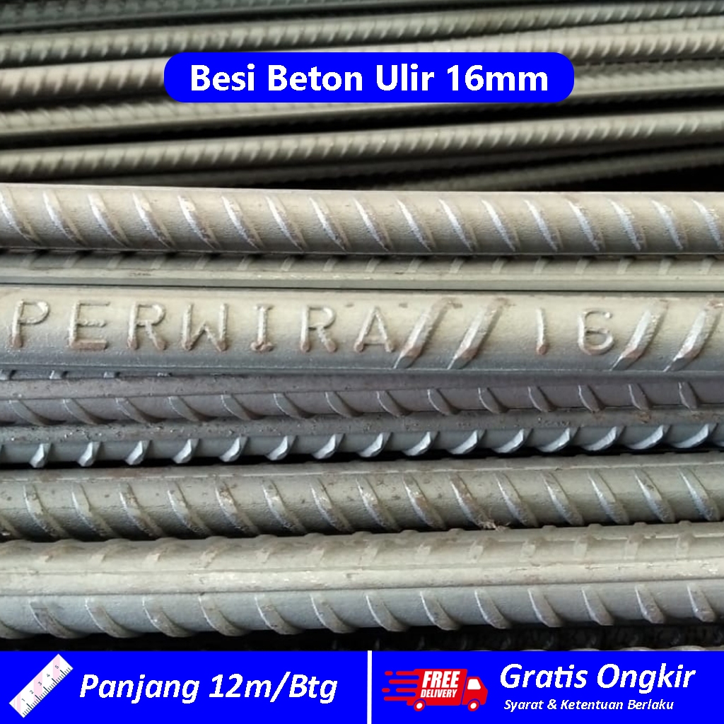 Jual Besi Beton Ulir 16mm / Besi Ulir 16 / Harga Besi Ulir / Jual Besi ...