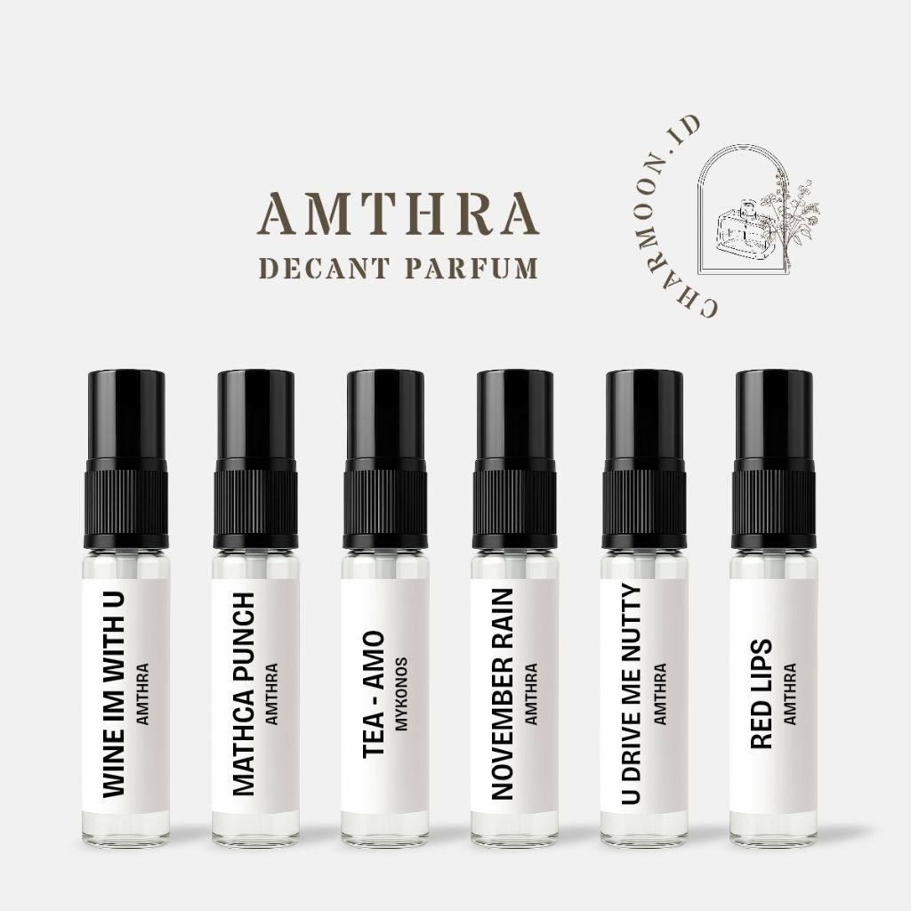 Jual Decant Parfum AMTHRA - Tea Amo, Red Lips, Bubble Trouble | Shopee ...