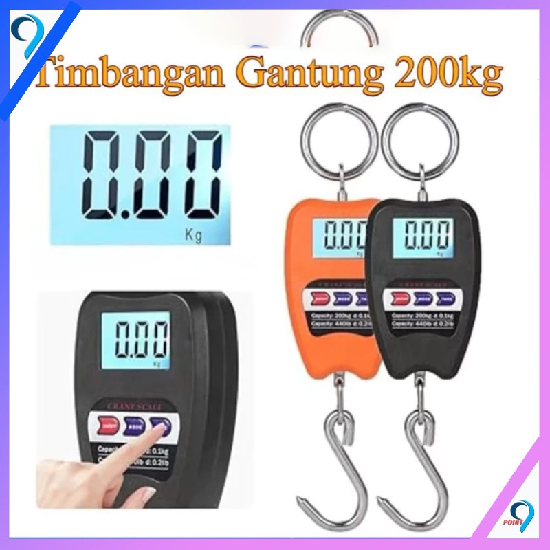 Jual Timbangan Gantung besi 200kg Hanging Scale digital dan jarum ...