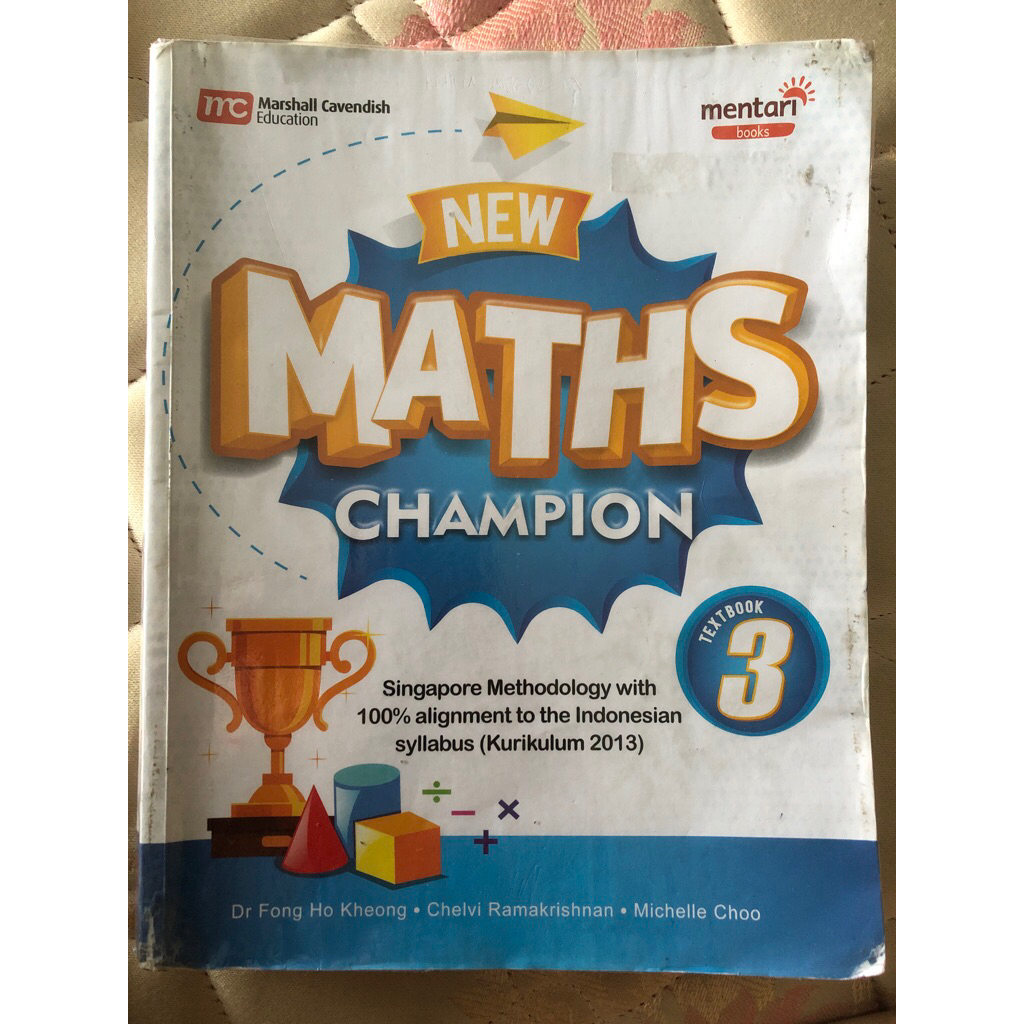 Jual New Math Champion Marshall Cavendish Textbook kelas 3 | Shopee ...