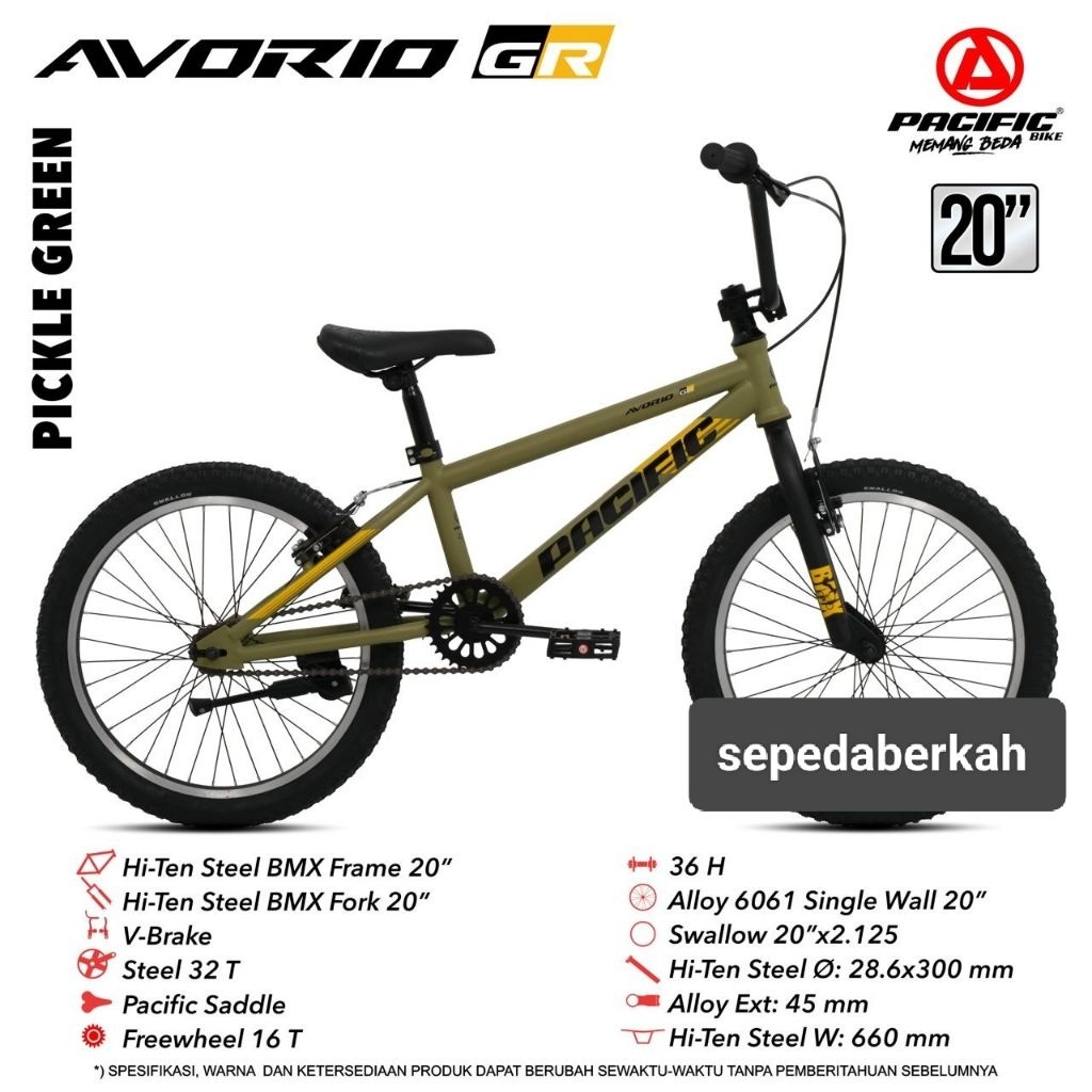 Jual sepeda BMX 20 pacific avorio GR | Shopee Indonesia