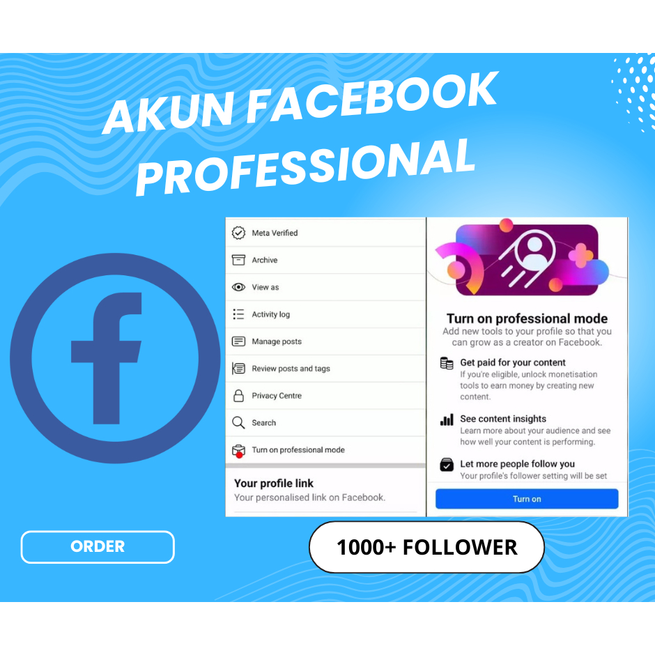 Jual FB PROFESIONAL 2FA & EMAIL AKTIF | FOLLOWERS 700–1000+ | SIAP ...