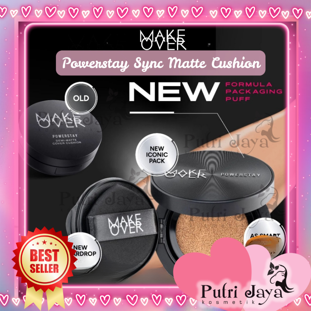 Jual MAKEOVER Powerstay Sync Matte Cushion NEW | Shopee Indonesia