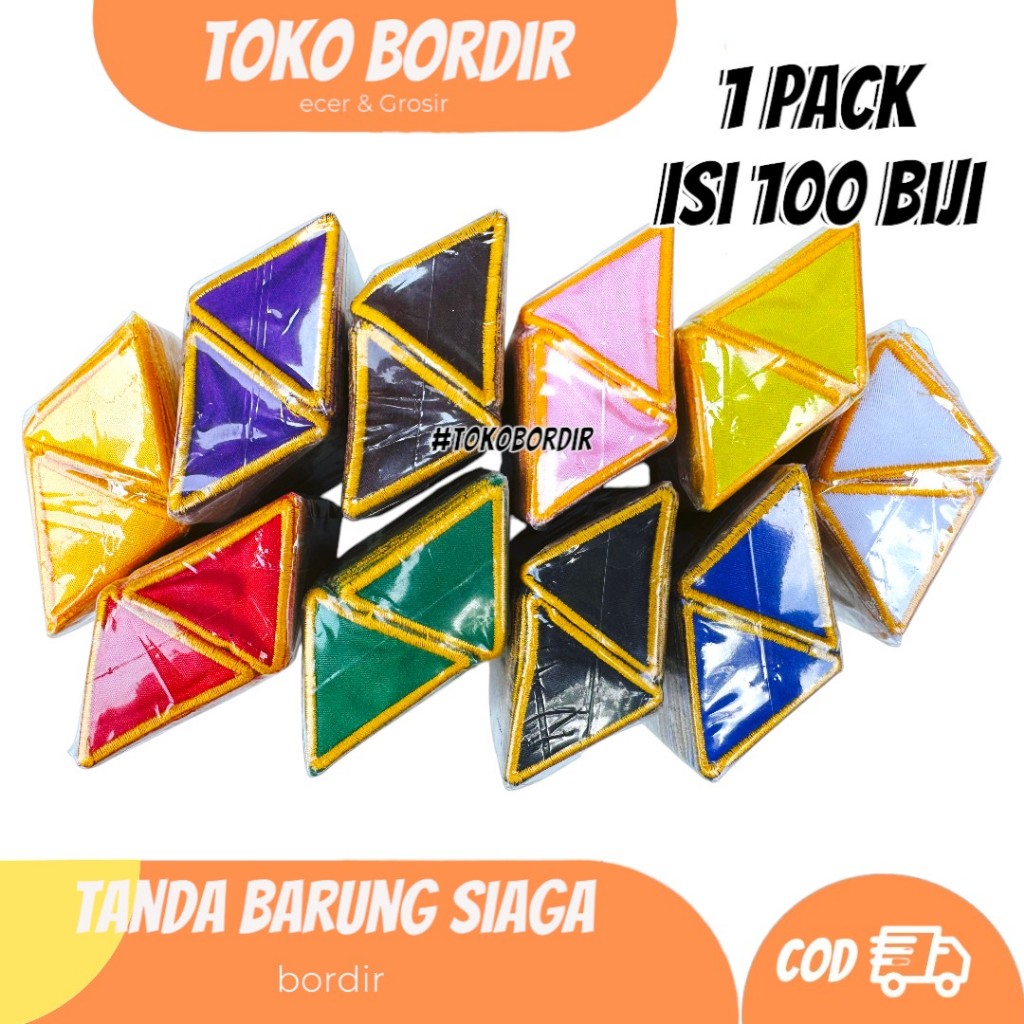 Jual 1 pack tanda Barung siaga / tanda Barung siaga bordir | Shopee ...