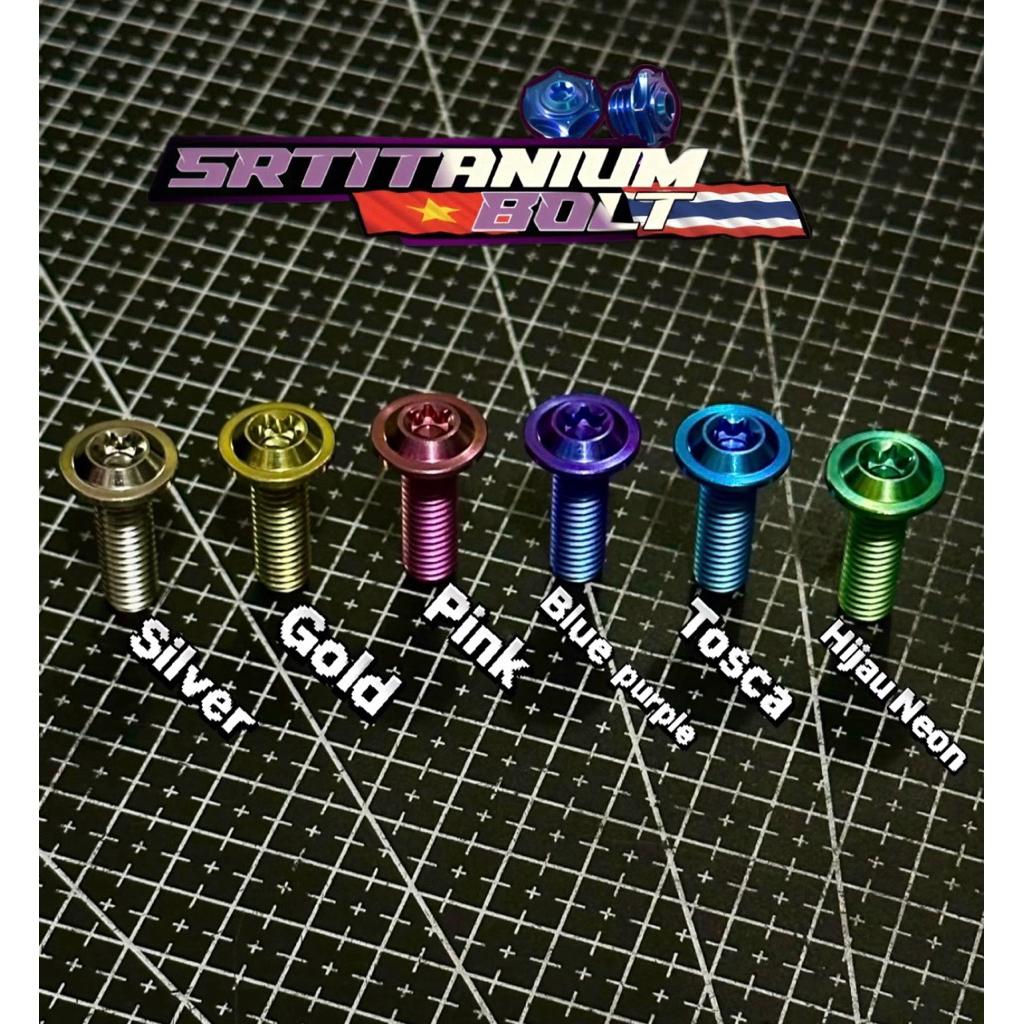 Jual Baut Titanium Raiser Riser Rx king rxs Ninja Vixion CB PCX ...