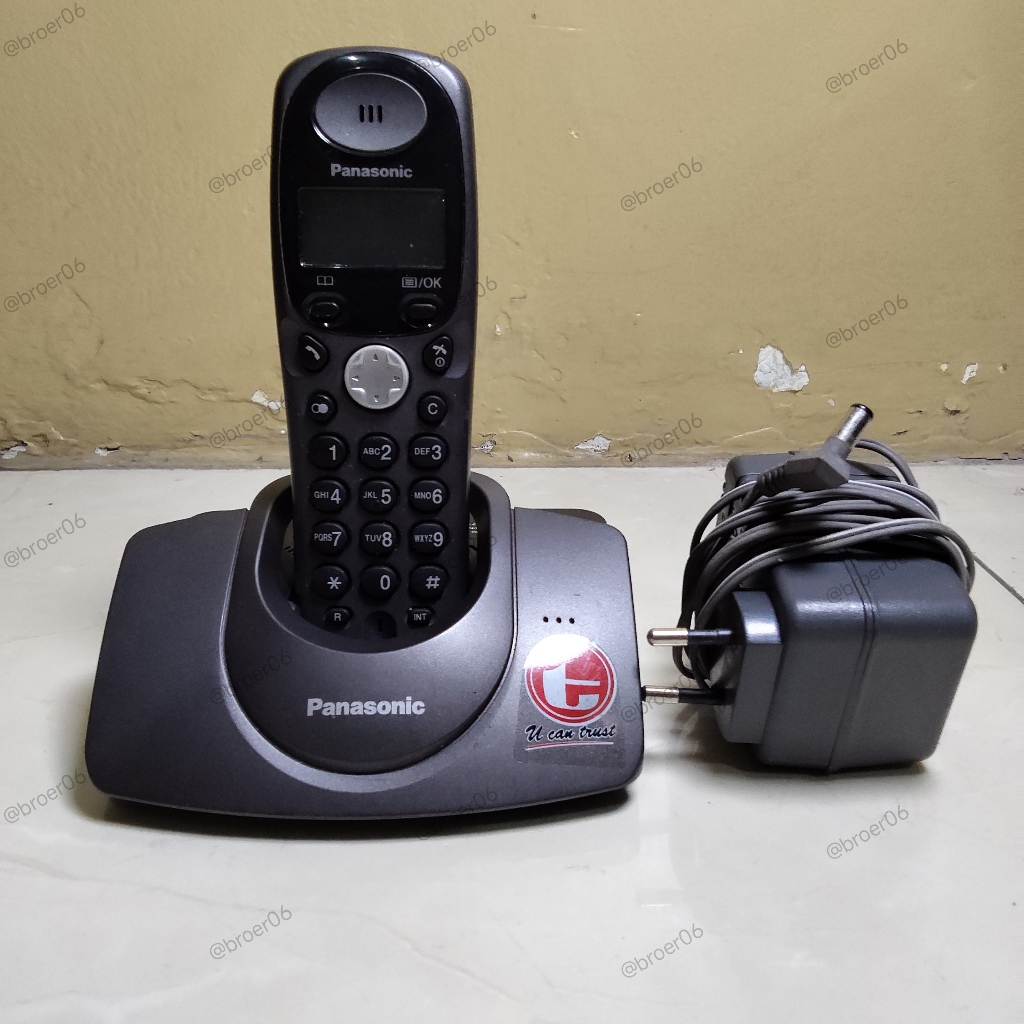 Jual Telephone rumah cordless Panasonic KX-TG1100TX | Shopee Indonesia
