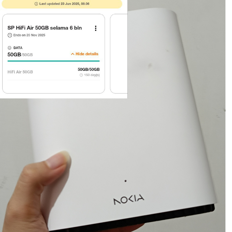 Jual HiFi Air Nokia Fastmile 5G Gateway 2 Modem Unlock Free 250GB ...
