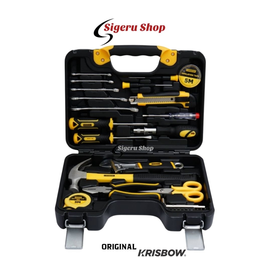 Jual Krisbow Tool Set 33 pcs / Krisbow Tool Kit 33 pcs | Shopee Indonesia