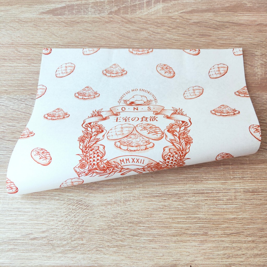 Jual CUSTOM Kertas Roti Foodgrade 15 x 15 cm - Wrap Paper / Kertas ...