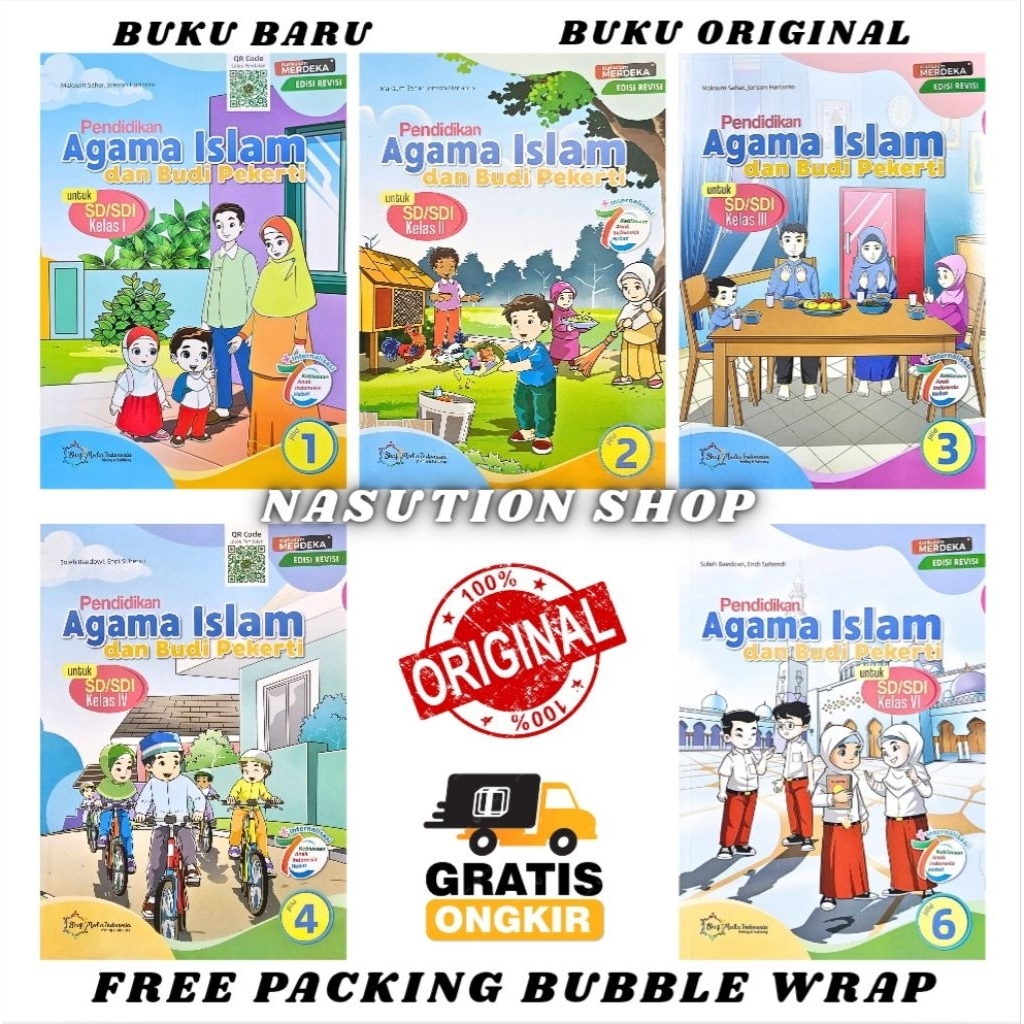 Jual BUKU PENDIDIKAN AGAMA ISLAM KELAS 1 2 3 4 5 6 SD/MI PUSTAKA MULIA KURIKULUM MERDEKA ...