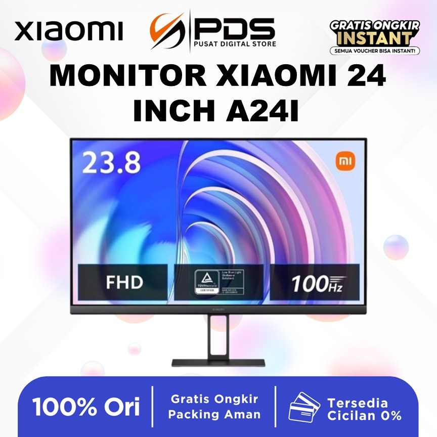 Jual Monitor Xiaomi 24" A24I - IPS LCD - Refresh Rate 100Hz 99% sRGB ...