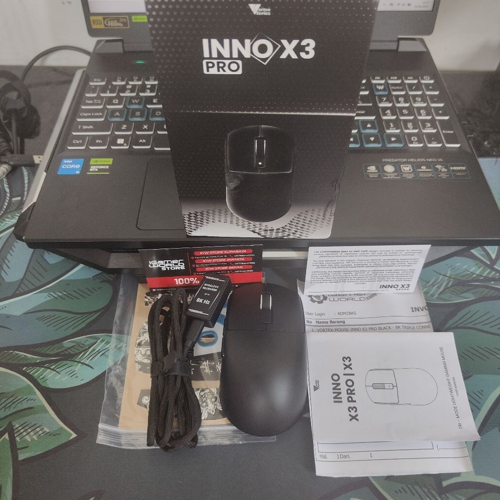 Jual VortexSeries INNO X3 PRO Ultra LightWeight Wireless Tri Mode ...