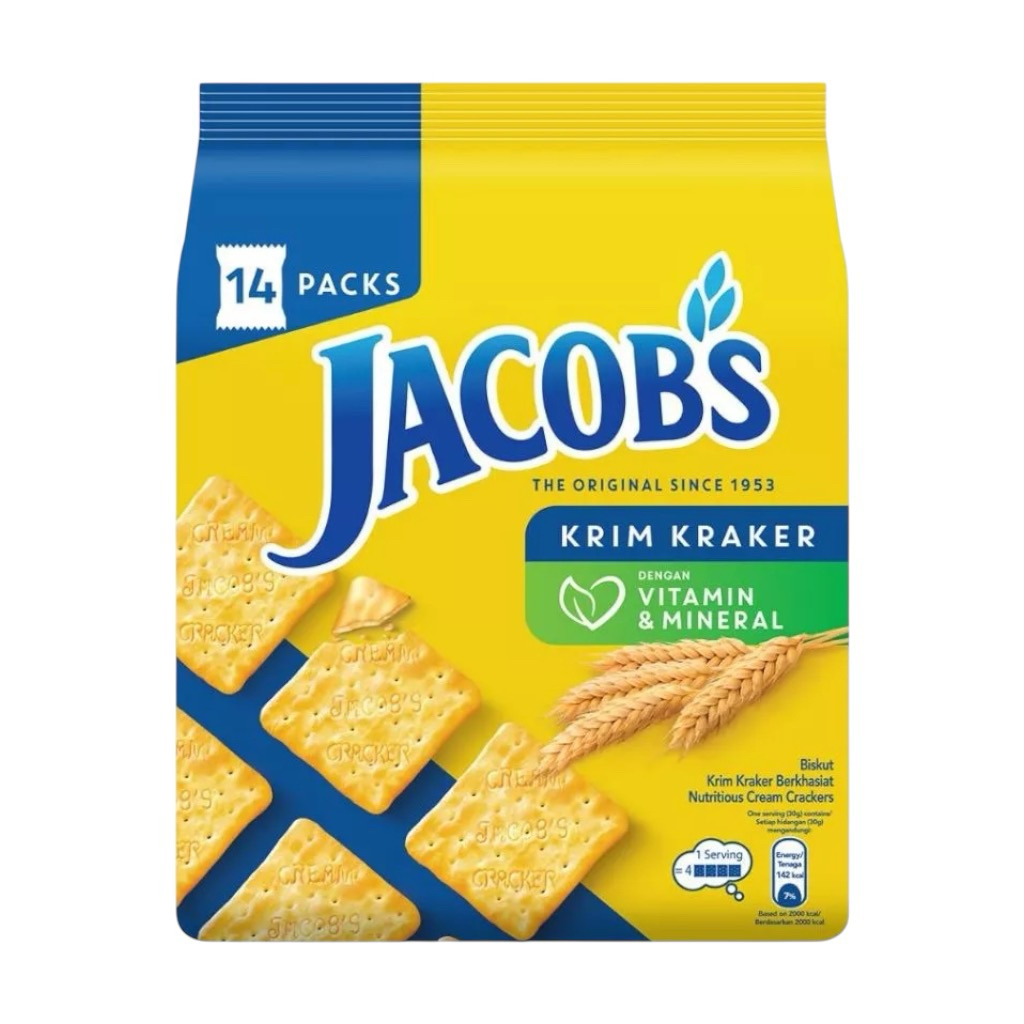Jual Biskuit Jacobs Original Cream Crackers 504gr | Shopee Indonesia
