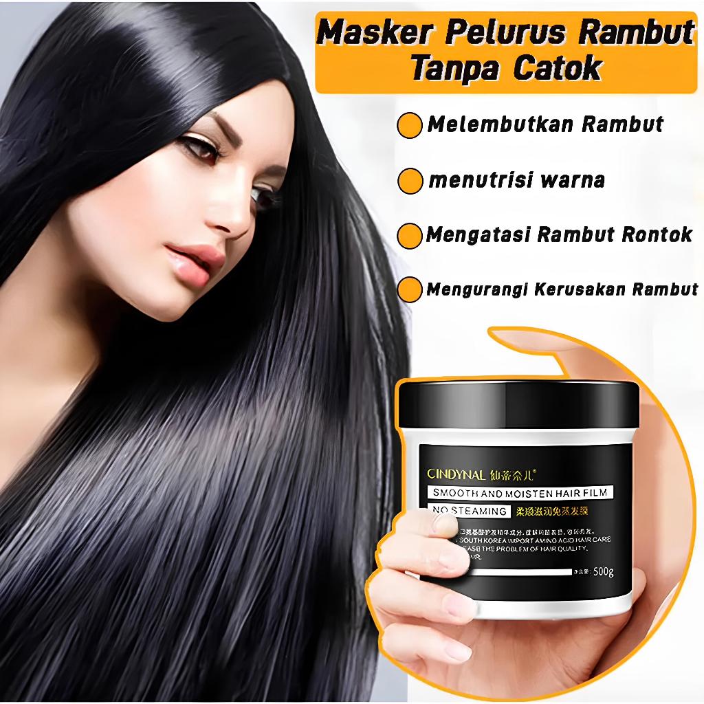 Jual CINDYNAL Hair Mask 500g Masker Rambut Keratin Pelurus Rambut ...