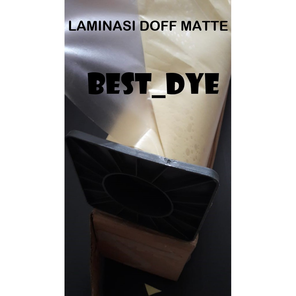 Jual Plastik Laminasi Dingin DOFF MATTE 100 GR, A3= 32 Cm x 50 Meter ...