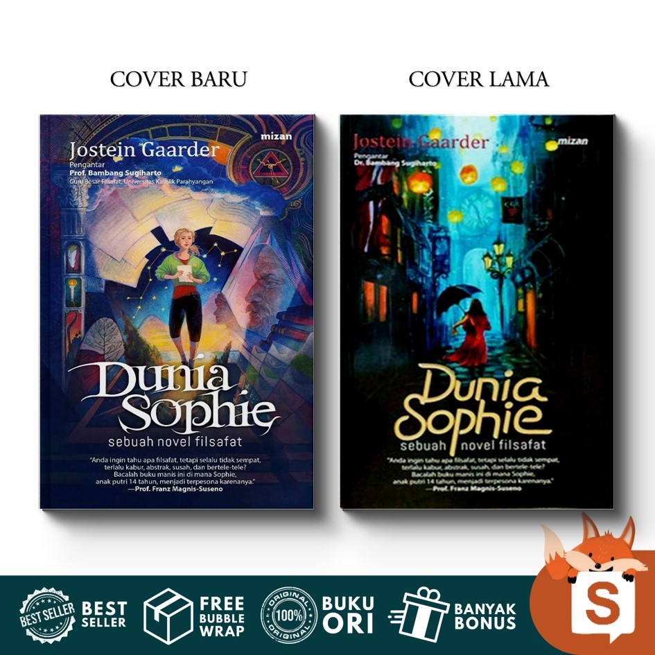 Jual Buku Dunia Sophie By. Jostein Gaarder - MIZAN (Novel Filsafat) | Shopee Indonesia