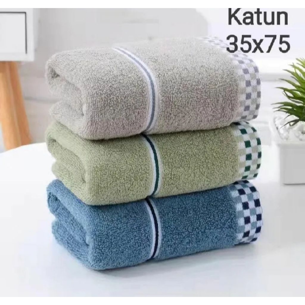 Jual Promo 3 pcs Handuk leher olahraga ukuran 35x75cm | Shopee Indonesia