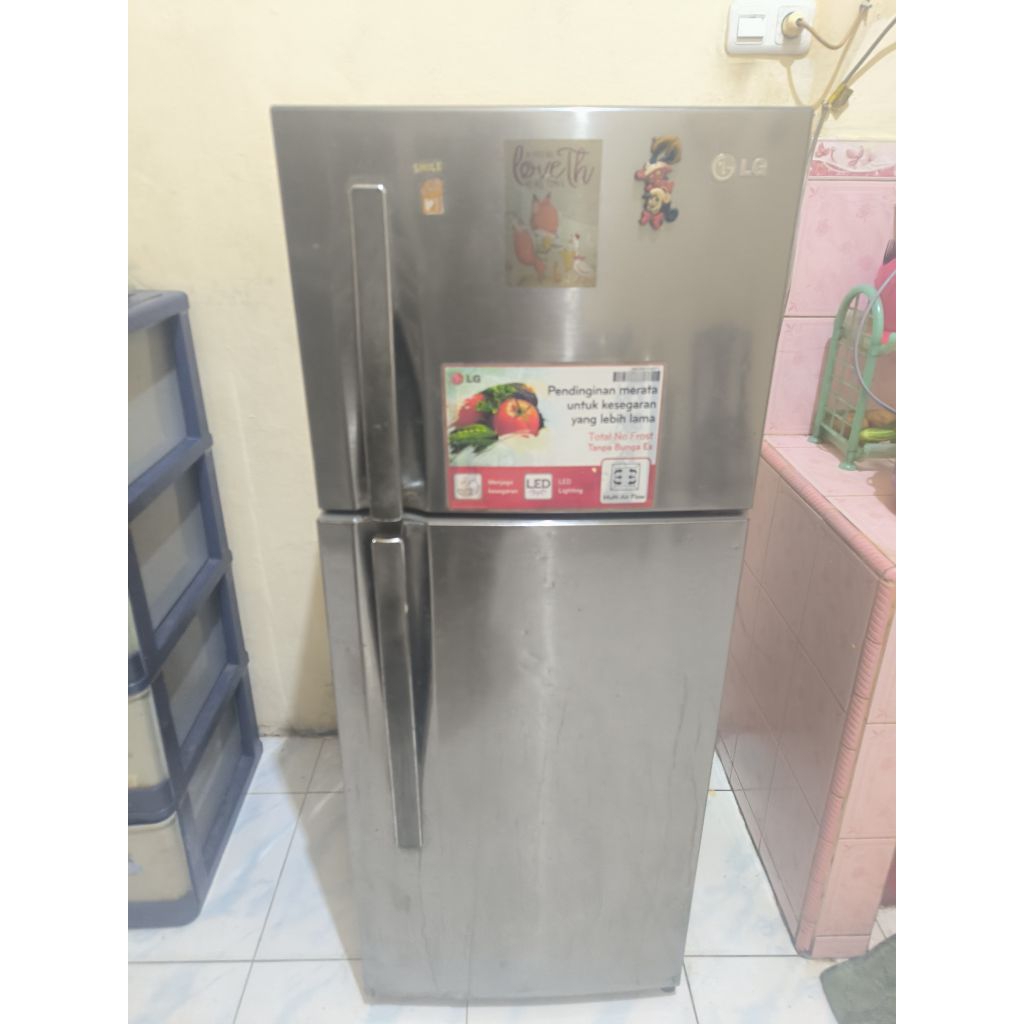 Jual Kulkas LG GNB 212 SQIR SECOND 2 Pintu | Shopee Indonesia