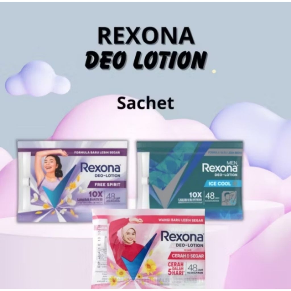 Jual Rexona Deo Lotion Sachet 9 gram - Rexona Men - Rexona Women ...