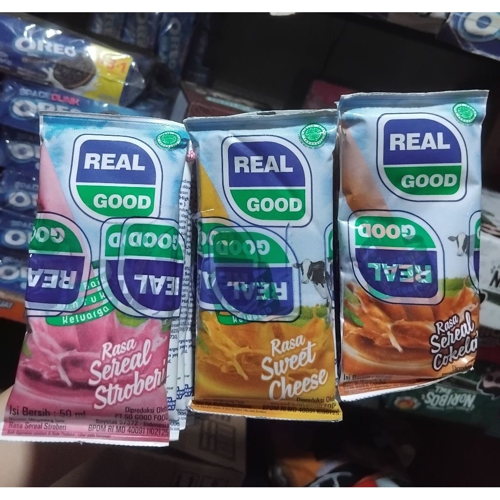 Jual Susu Real Good Aneka Rasa (isi 10) | Shopee Indonesia