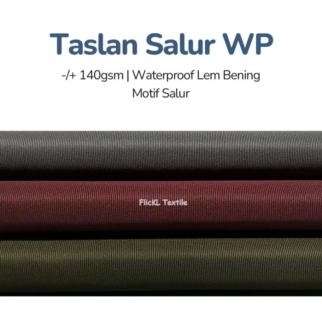 Jual Kain Taslan Salur Waterproof Parasut Taslan Polyester Parasit ...