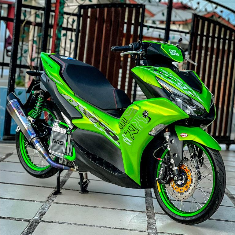 Jual Knalpot Yamaha Aerox 155 New/Old - Aerox Alpha Full System Smoke ...