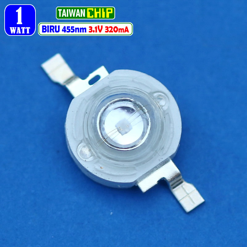 Jual HPL 1W Led 445nm 450nm Biru Tumbuhan Grow Blue Mata Lampu Tanning ...