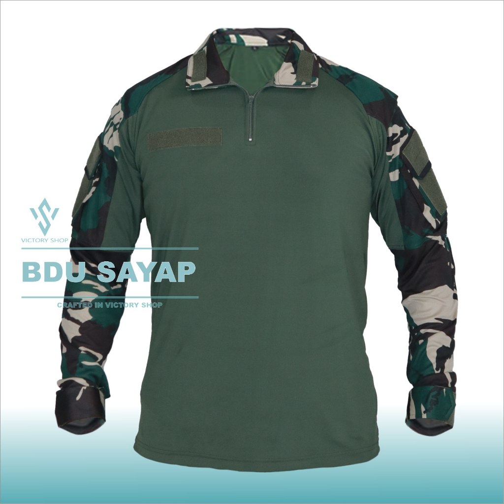 Jual Kaos BDU Tactical Dryfit/Kaos Tactical BDU/Kaos Loreng Army | Shopee Indonesia