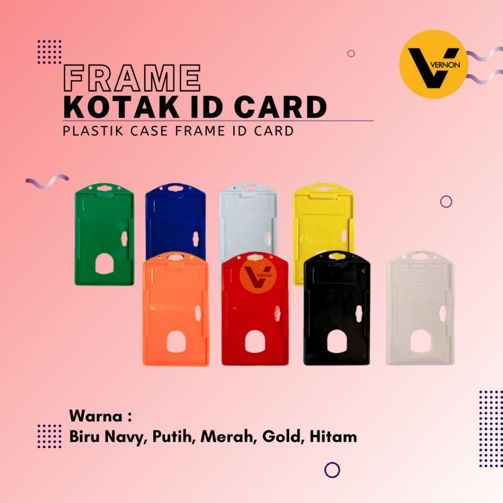 Jual Casing ID Card Kotak Frame ID Card Frame Tempat Kartu ID Card ...