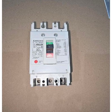 Jual MITSUBISHI NF63-CW 30A 3P MCCB MITSUBISHI 30A 3P NF63CW 18kA | Shopee Indonesia