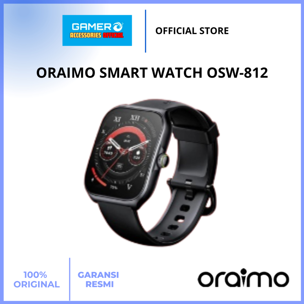 Jual Oraimo Watch Nova AM OSW-812 Vivid AMOLED Screen 2.01" Smartwatch ...
