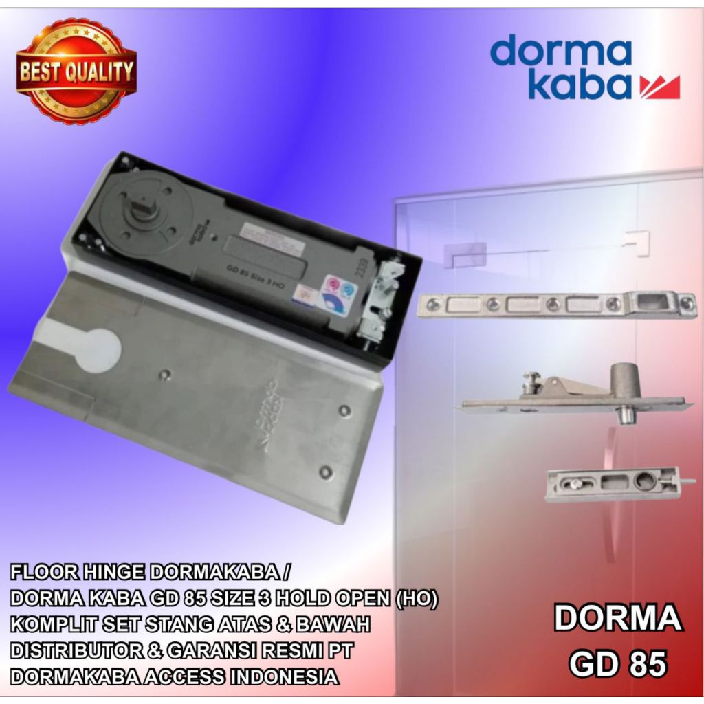 Jual Engsel Tanam Pintu Floor Hinge Dorma Kaba DormaKaba GD 85 maksimal ...