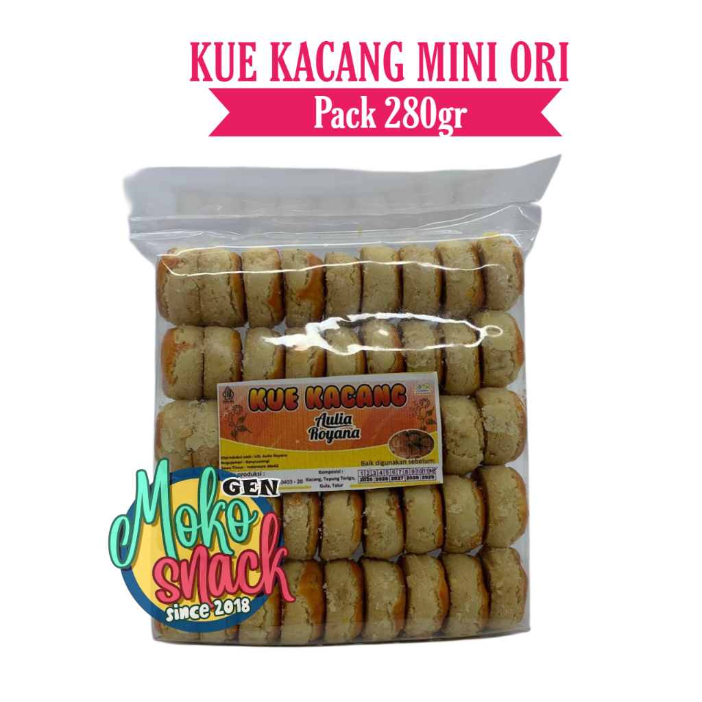 Jual SNACK KEMASAN KUE KACANG MINI RASA ORIGINAL PACK 280gr | Shopee ...