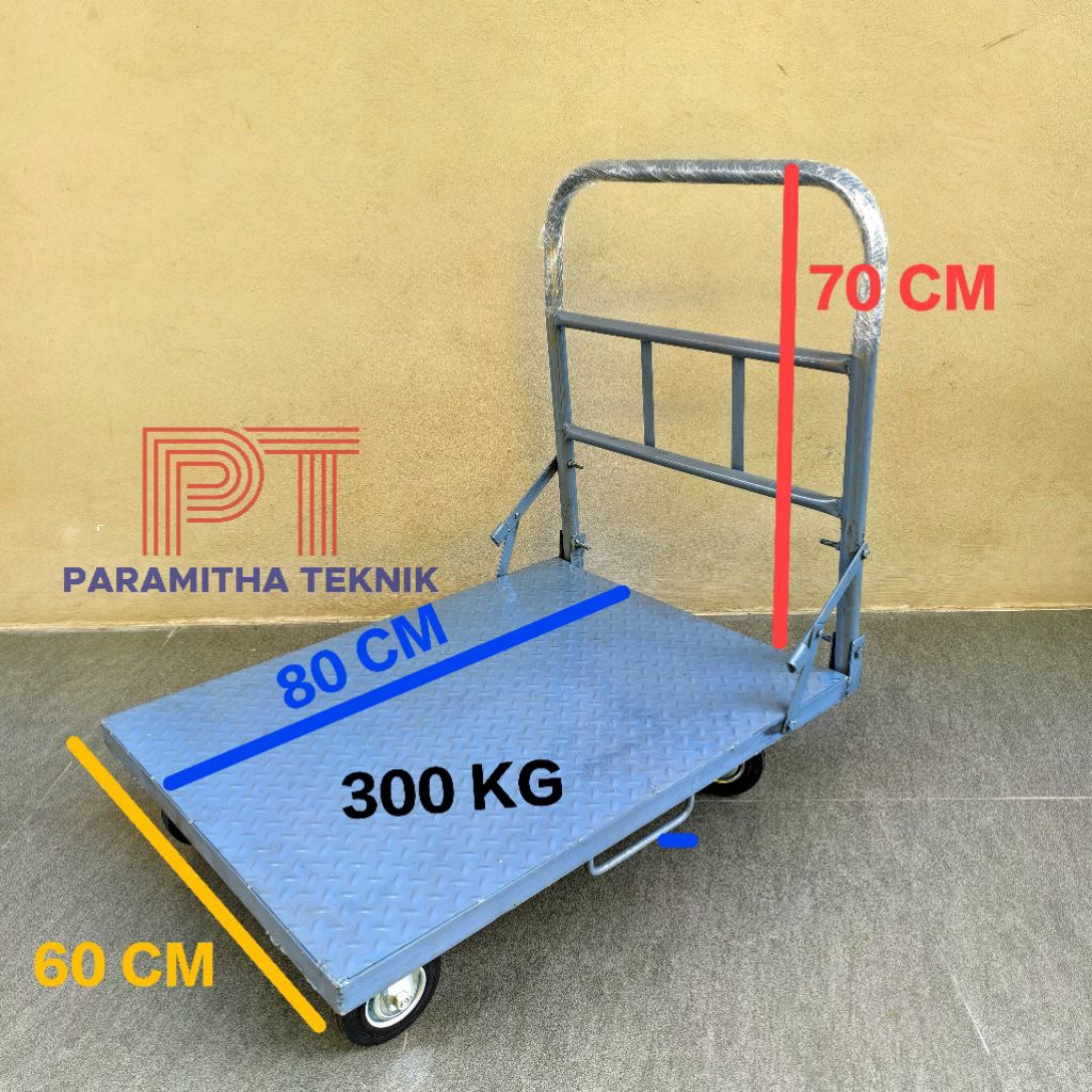 Jual Hand truck 300kg troli lorry angkut barang troley tiang trolley ...