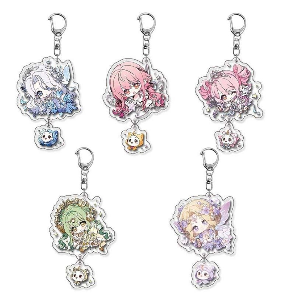 Jual Gantungan Kunci Karakter Infinity Nikki Akrilik Bening Transparan ...