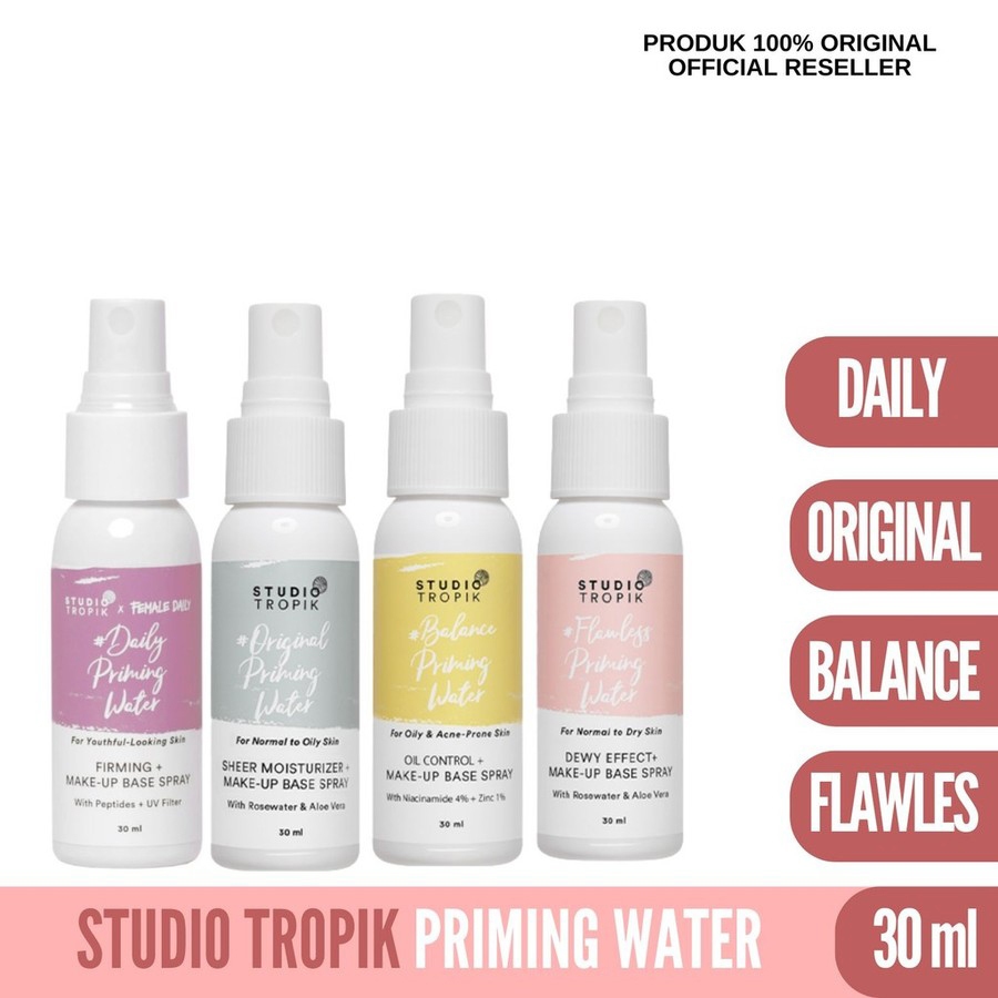 Jual [BUNDLING] STUDIO TROPIK PRIMING WATER Original 30ml+30ml Daily Balance-ST-DREAMSETTER| Lux ...
