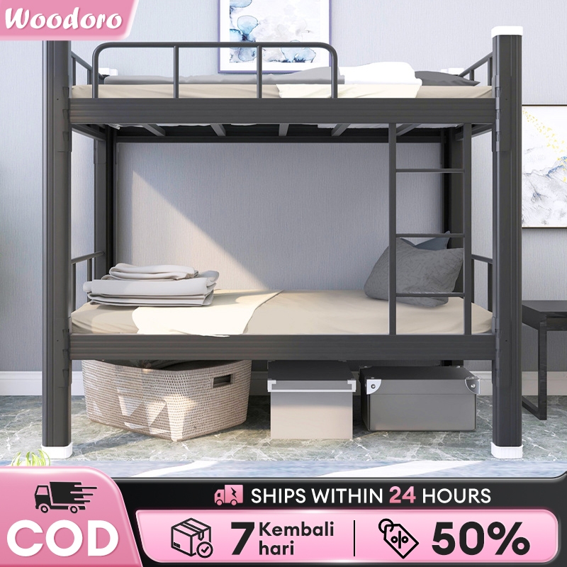 Jual Ranjang 2 Susun MBS Bunk Bed Ranjang Besi susun Tempat Tidur Bunk ...