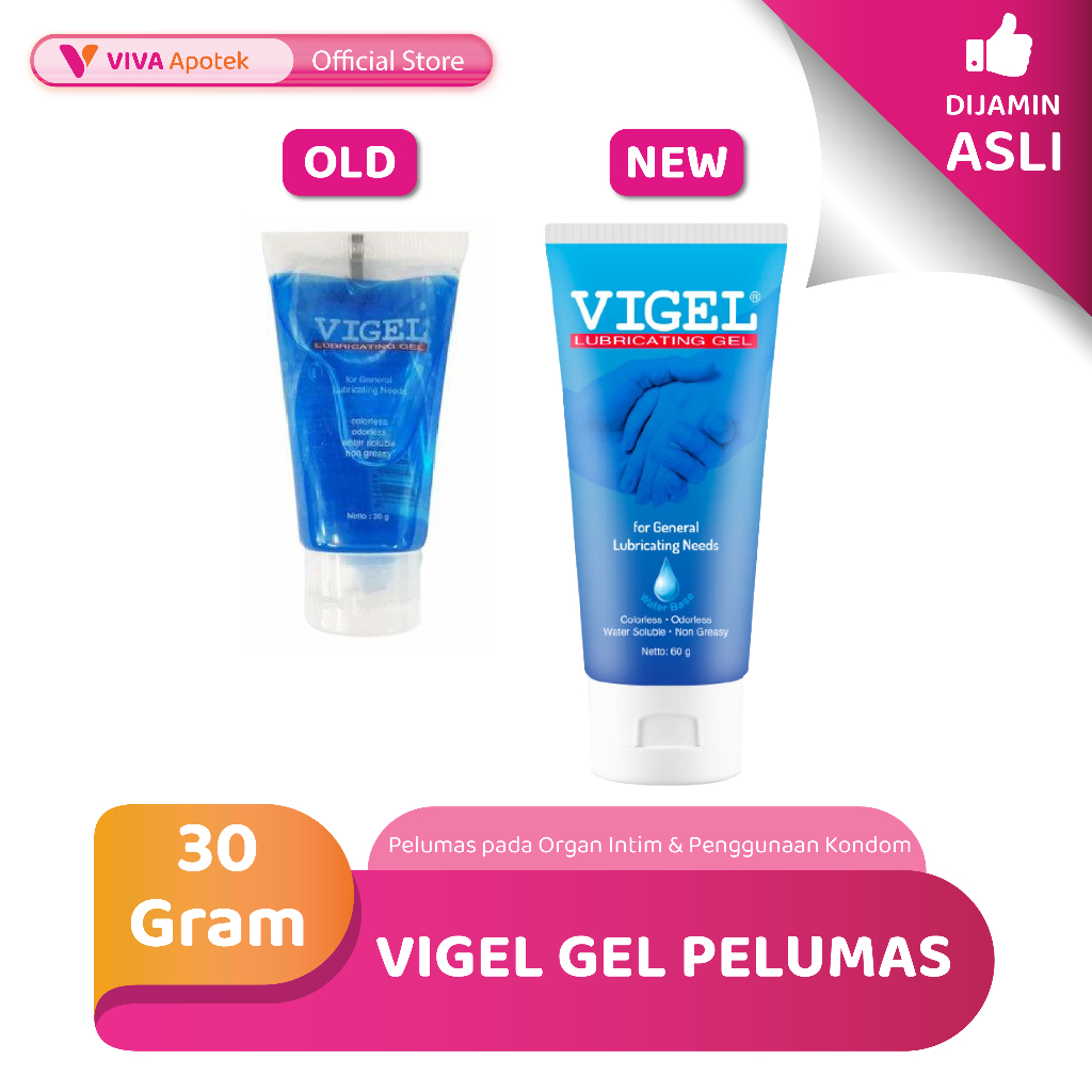 Jual Vigel Gel Pelumas pada Organ Intim & Penggunaan Kondom (30 Gram ...