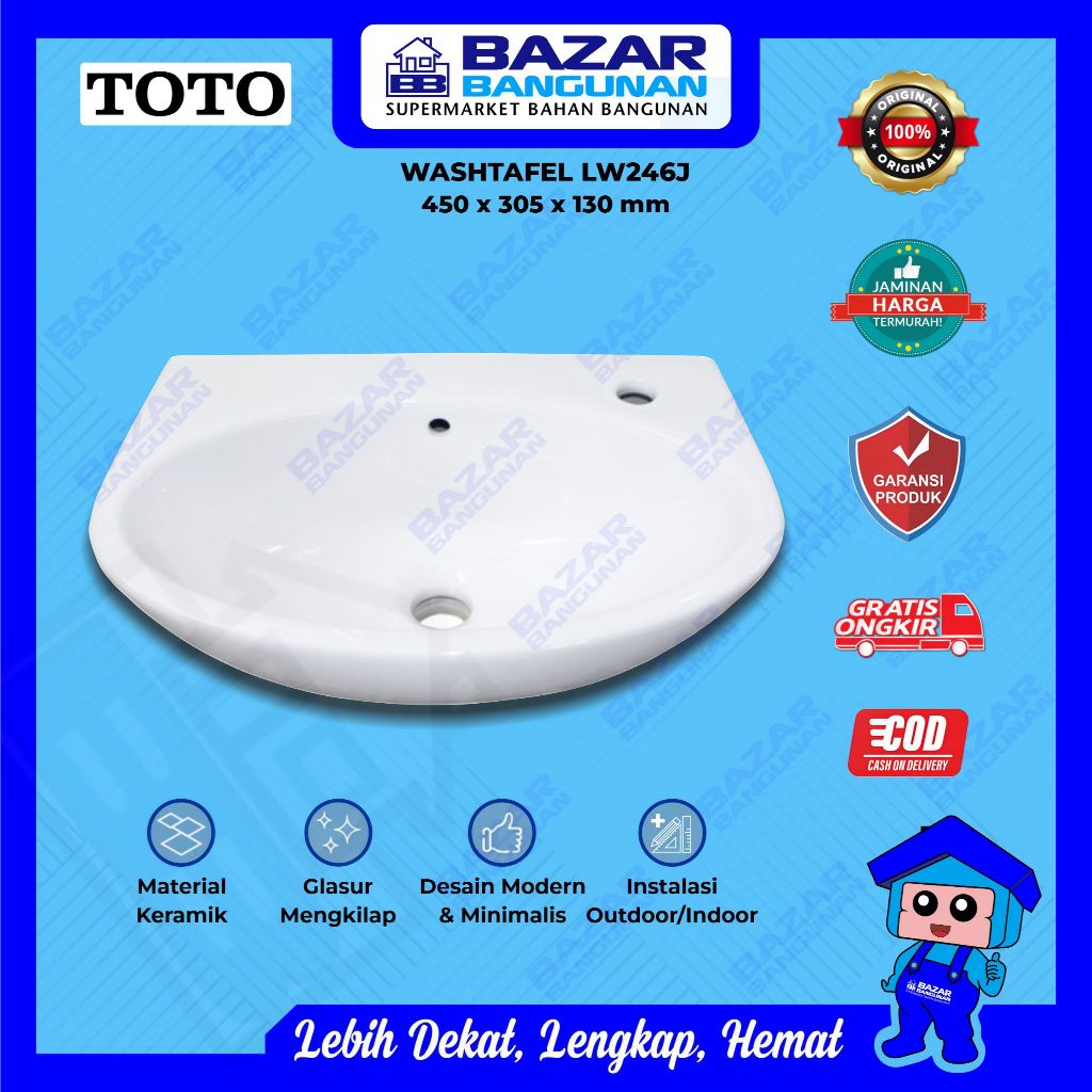 Jual Toto - Washtafel Wastafel Wash Basin Bak Cuci Tangan Kamar Mandi ...